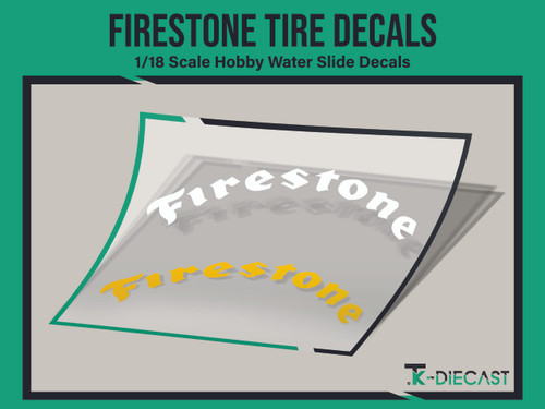 Tire Decal 04 (Firestone) - Tk Diecast