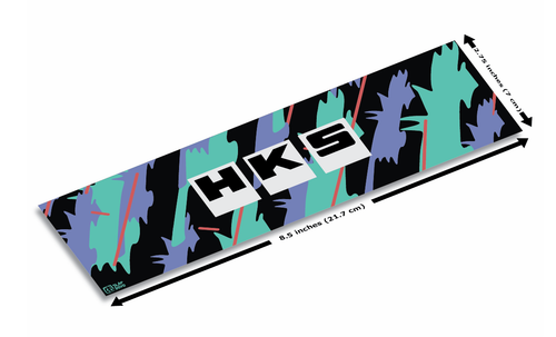 HKS Vinyl Slap Sticker - Tk Diecast