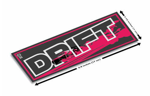 Drift Vinyl Slap Sticker - Tk Diecast
