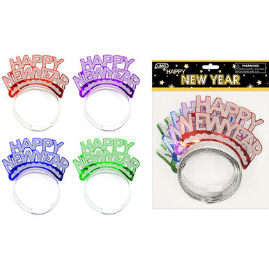 New Year Tiara Astd Colors