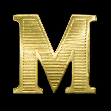 Gold Letters M