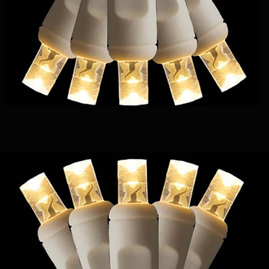 M5 LED 100Lt WmWht w/Wht Cord