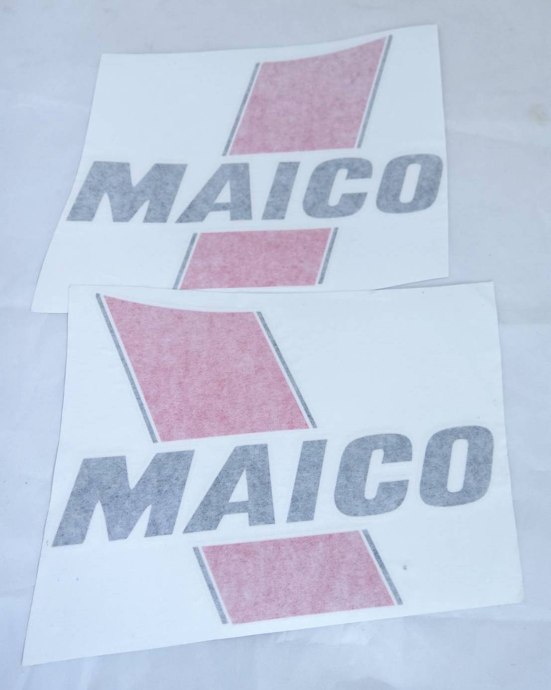 Tank Decal Set Maico '77 and some '76 (red) - Maico at Chippys