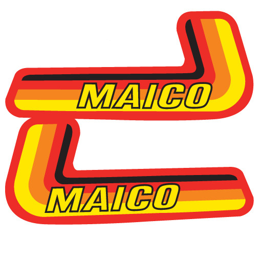 Tank Decal Maico 1982 Original shape - Maico at Chippys