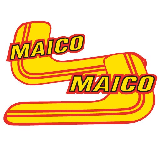 Tank Decal Maico 1981 Original shape - Maico at Chippys