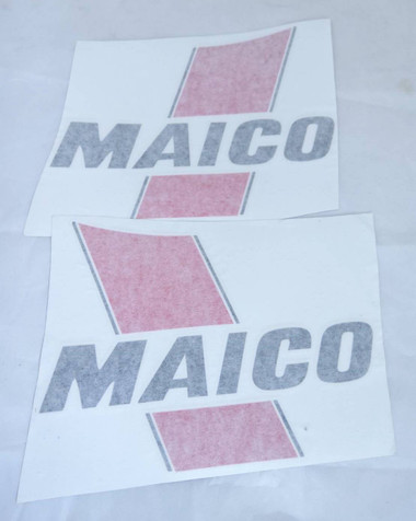 Tank Decal Set Maico '77 and some '76 (red) - Maico at Chippys