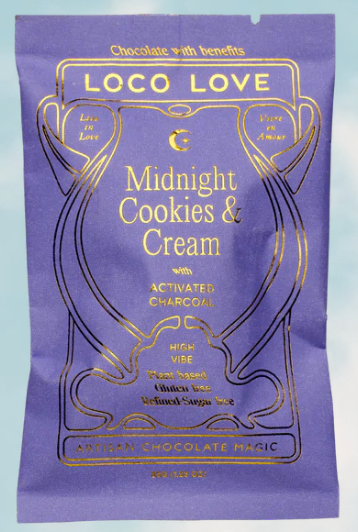 Midnight Cookies & Creme w/ Activated Charcoal Organic 30g - Loco Love ...