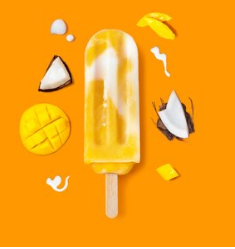 Ice Block Mango Swirl Vegan - Frozen Sunshine - Organic & Natural Store