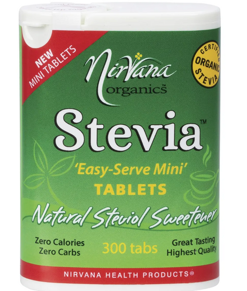 Stevia Mini tablets x 300 - Nirvana Organics - Organic & Natural Store