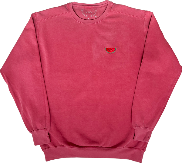 Premium Crewneck - Coral - WATERMELONISM