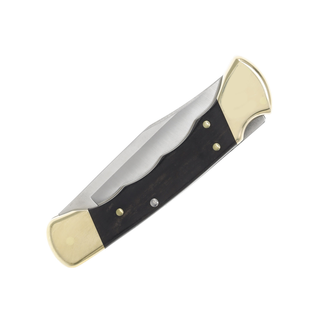 Buck 110 Ebony Folding Hunter Pocket Knife - Smoky Mountain Knife Works