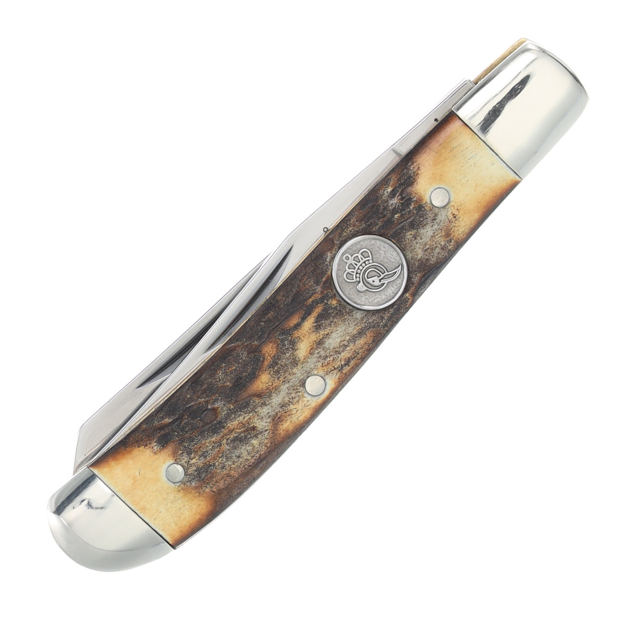 Queen Genuine Stag 3.5in Mini Trapper