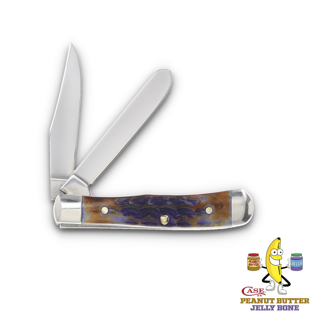 Case XX SMKW Exclusive PB&J Tiny Trapper Folding Knife CA39431 - Smoky ...
