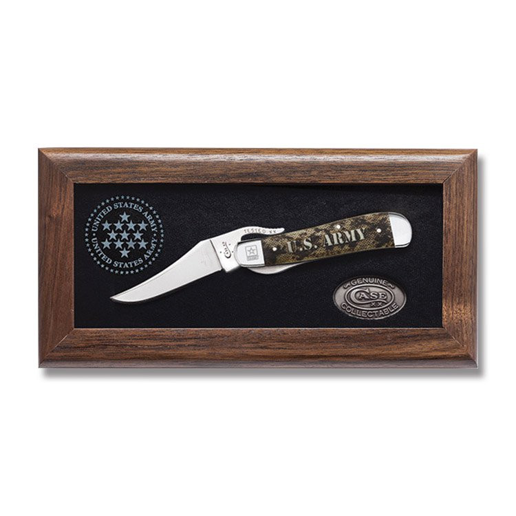 Case Army Smooth Bone RussLock Folding Knife Collector's Edition ...
