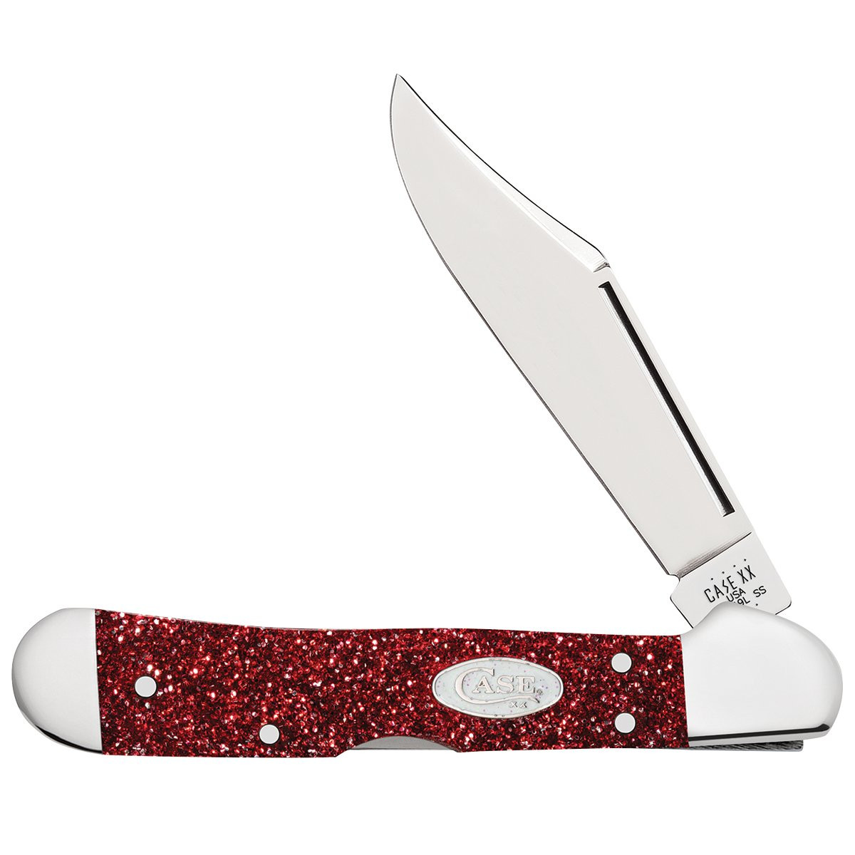 Case Ruby Stardust Kirinite Mini CopperLock Folding Knife - Smoky ...