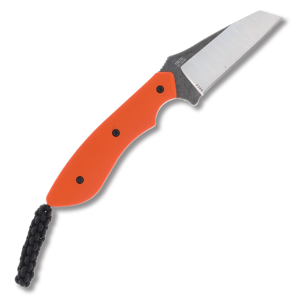 CRKT S.P.I.T. Fixed Blade Knife Stonewash Tanto/Orange G-10 CR2399 ...