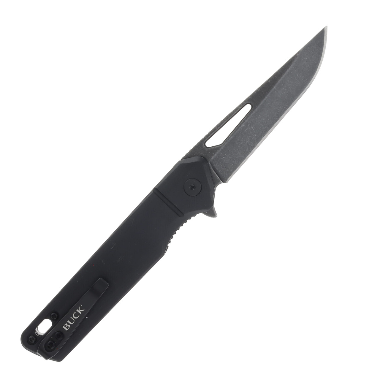 Buck 239 Infusion Black G10 Folding Knife 3.25in Drop Point Blade ...