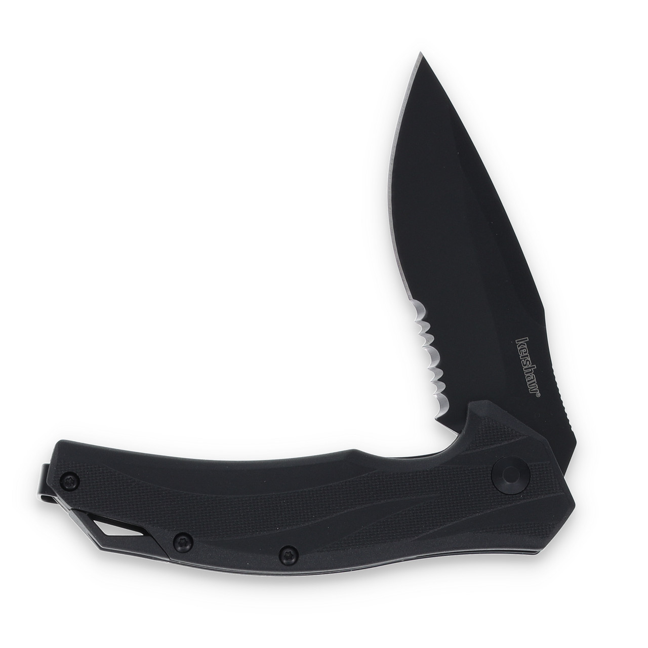 Kershaw Lateral Assisted Opening Folding Knife Black - Smoky Mountain ...