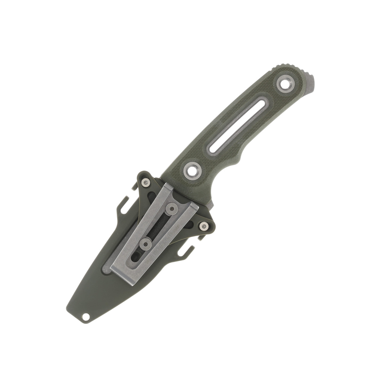 SOG Provider FX Fixed Blade OD Green 3.75in Stonewash Drop Point SOG-17 ...