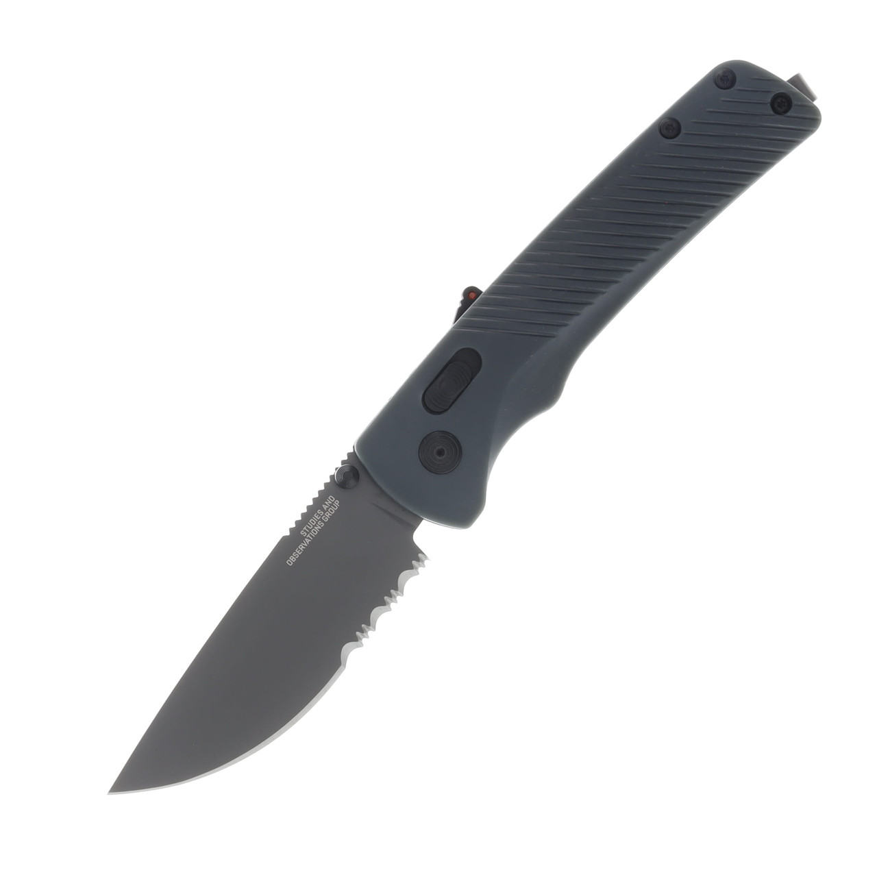 SOG Knives Flash AT Urban Grey Folding Knife 3.45in Part Serrated Blade