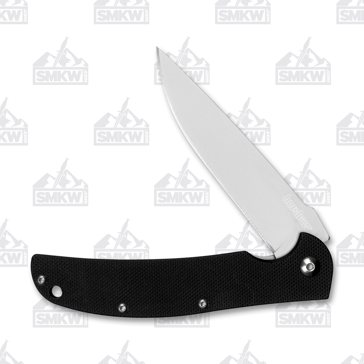 Kershaw Chill Folding Knife Black G10 2.1in Plain Drop Point Blade