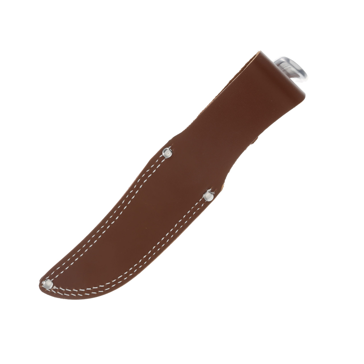Marbles Large Skinner 5.62in Clip Point Fixed Blade Stacked Leather ...