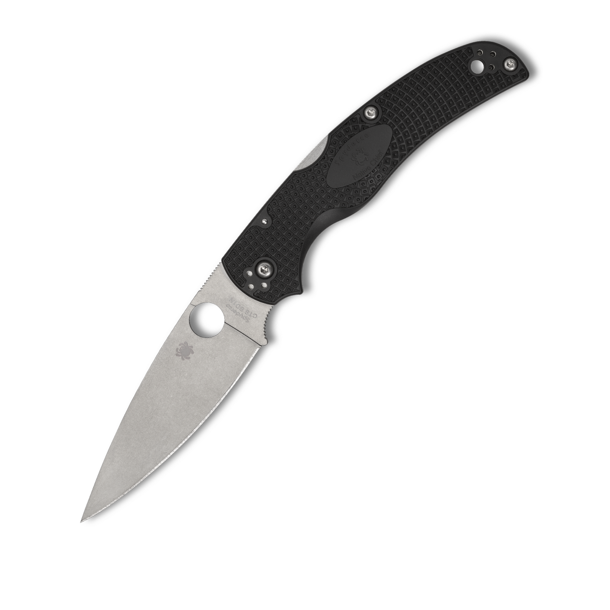 Spyderco Native Chief Lightweight 4.02 Inch Plain Satin Drop Point