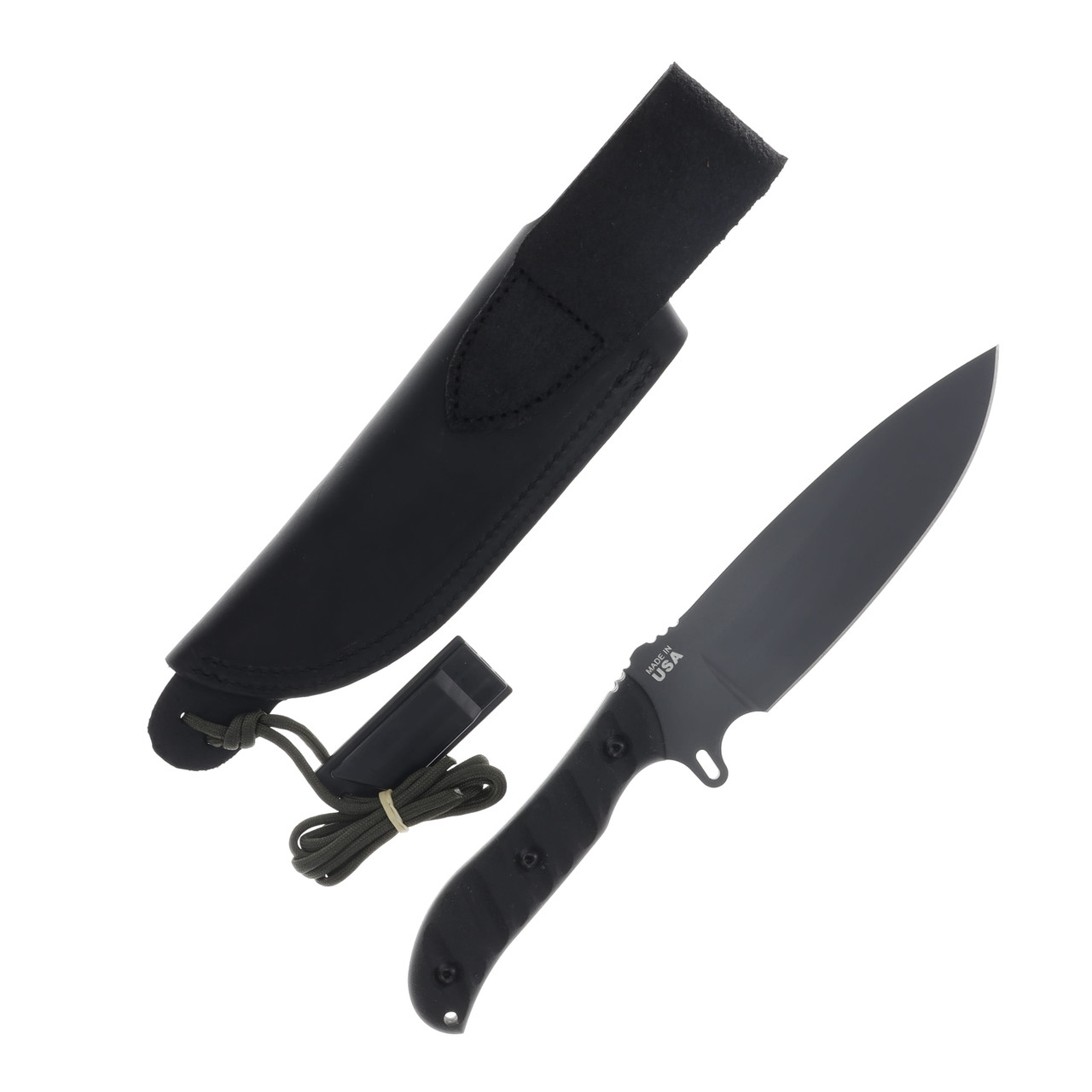 TOPS Knives Silent Hero Fixed Blade Smooth Black Micarta 6.38in Gray ...