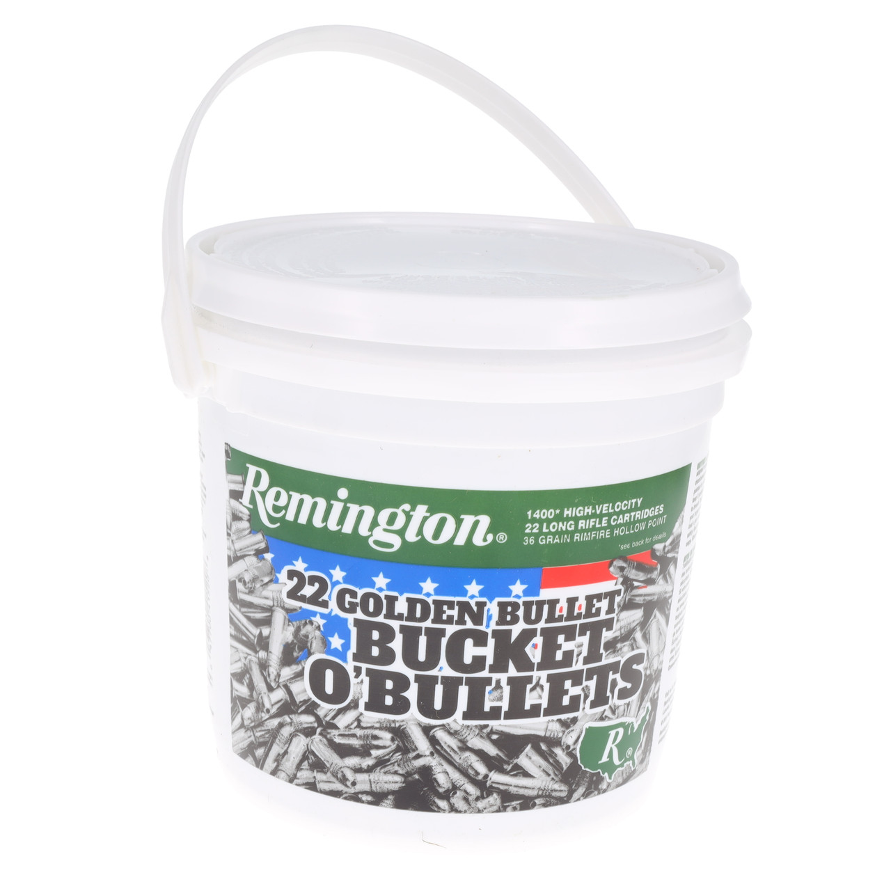 Remington Golden Bullet 22 Long Rifle 36 Grain Plated Lead Hollow Point ...