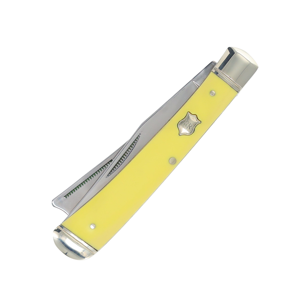 Rough Ryder Yellow Razor Trapper | Folding Knife for Sale