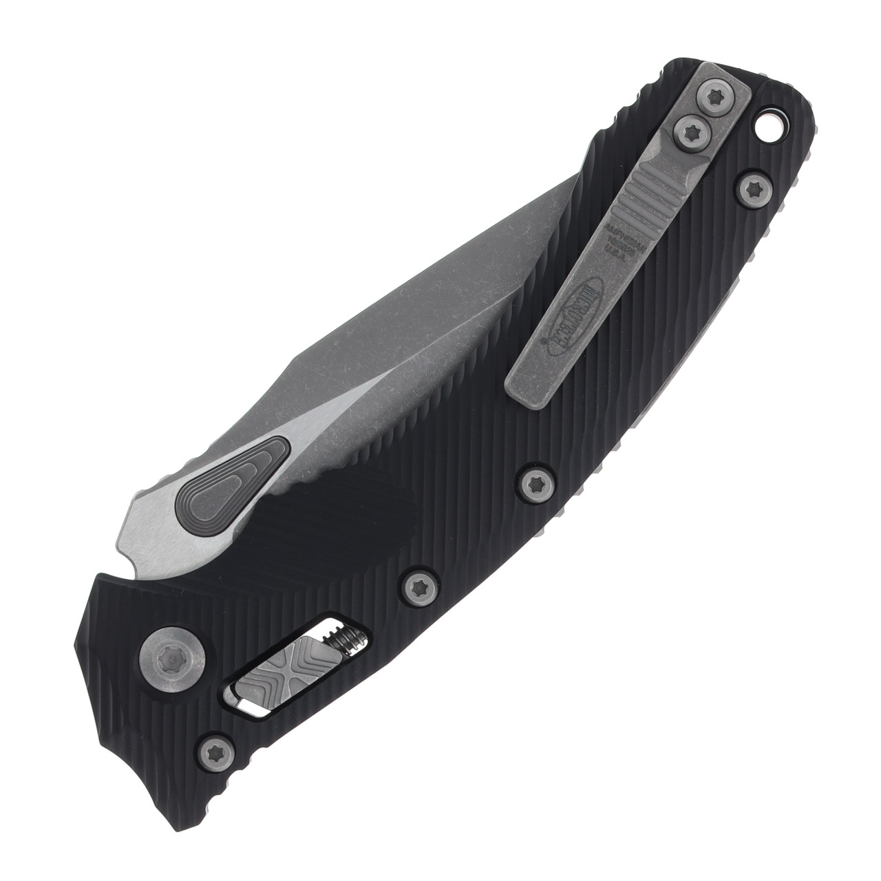 Microtech Amphibian Ram Lok Folding Knife Partially Serrated