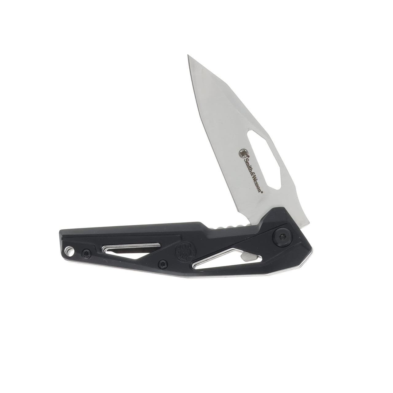 Smith and Wesson Skelton Clip Folding Knife with 3.5in Blade and ...