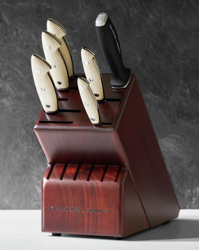 Henckels Bob Cramer Cumulus 7 pc Knife Block Set 1022481 - Smoky ...