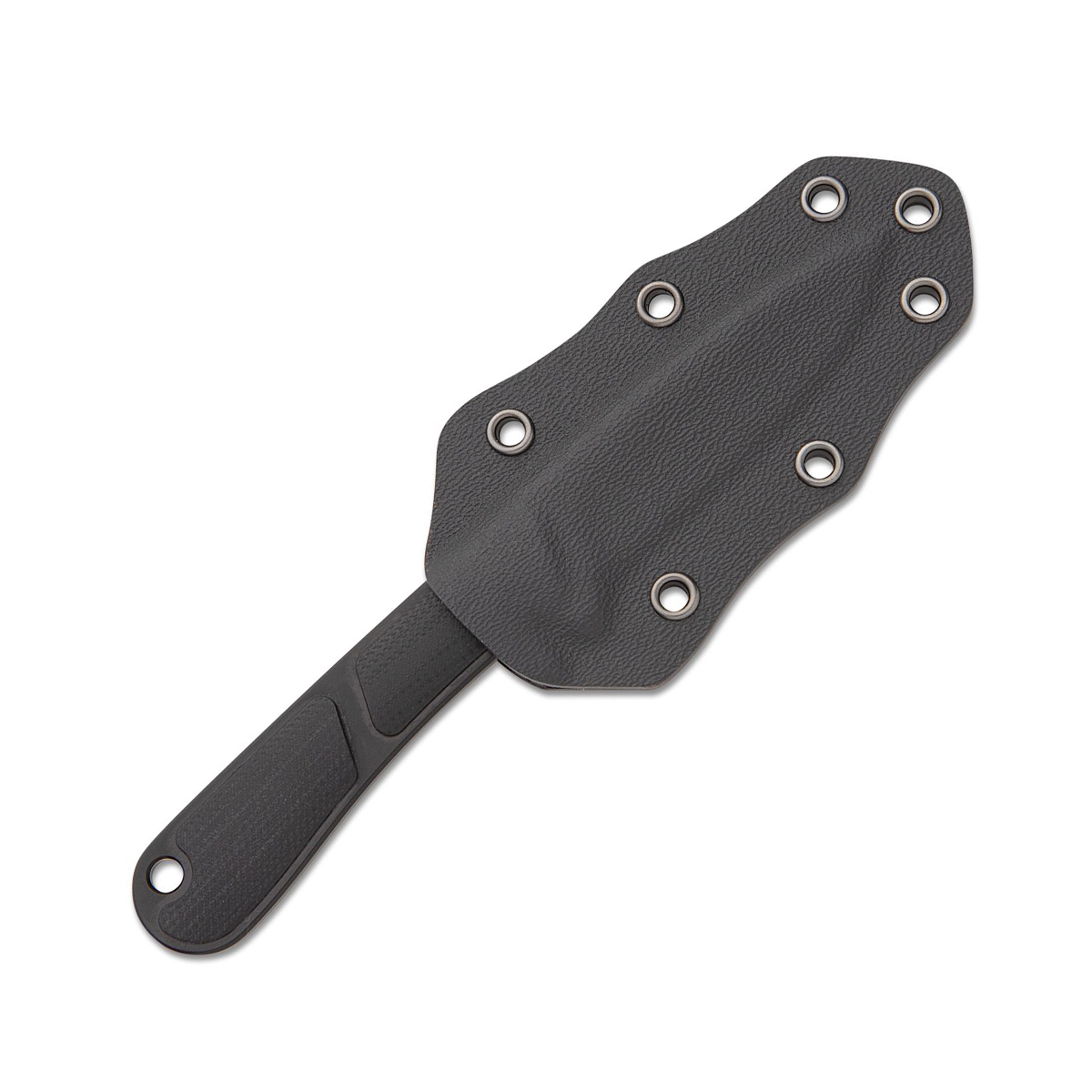 CIVIVI Mini Elementum Fixed Blade Knife 2.24in Plain Black Drop Point