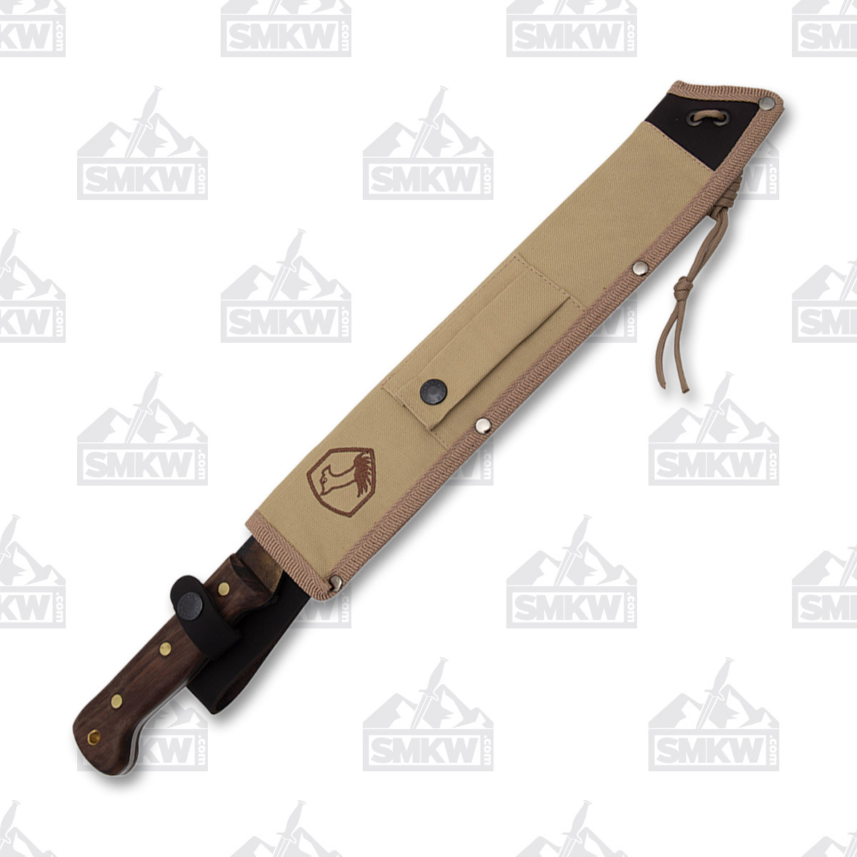 Condor Tool and Knife Australian Army Machete Walnut 12.88in Fixed ...