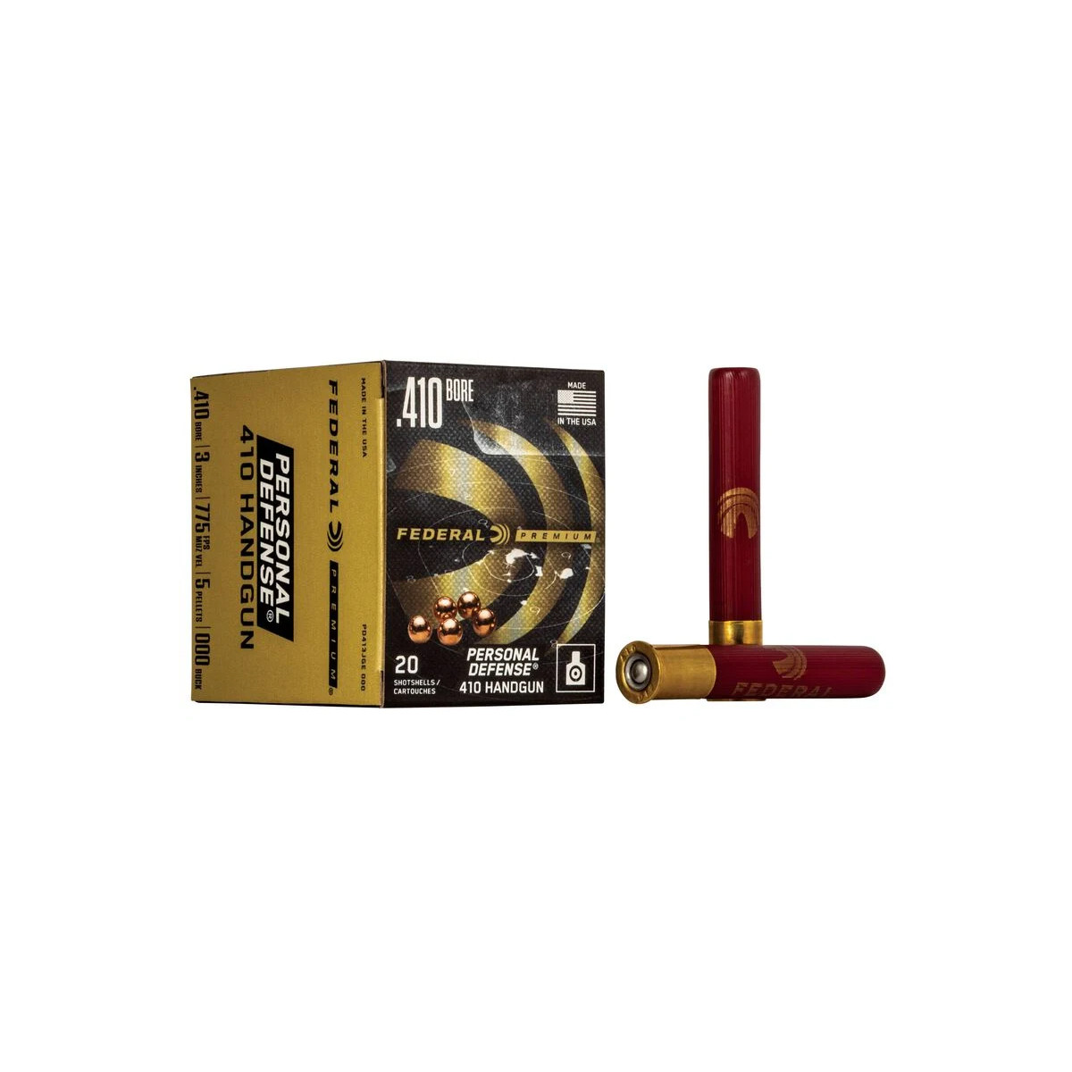 Federal Premium Personal Defense 410 Bore Handgun 20 Rounds 3in 5 ...