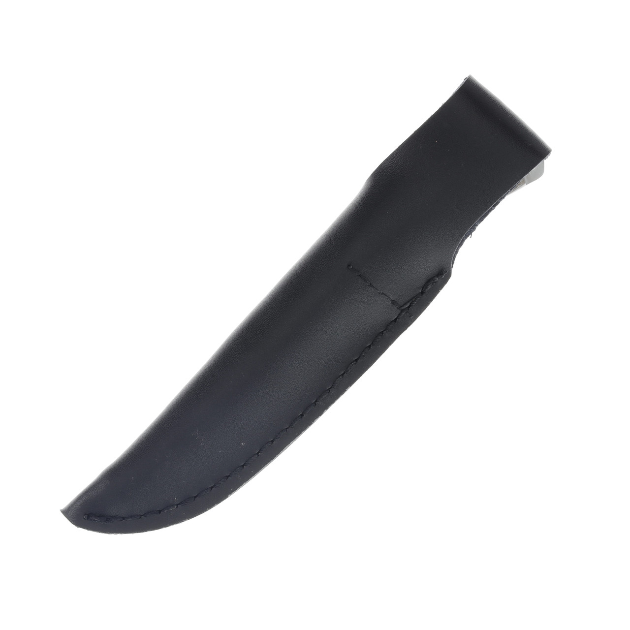 Hen & Rooster Small Hunter Ram Horn 3.25in Plain Mirror Polished Drop Point