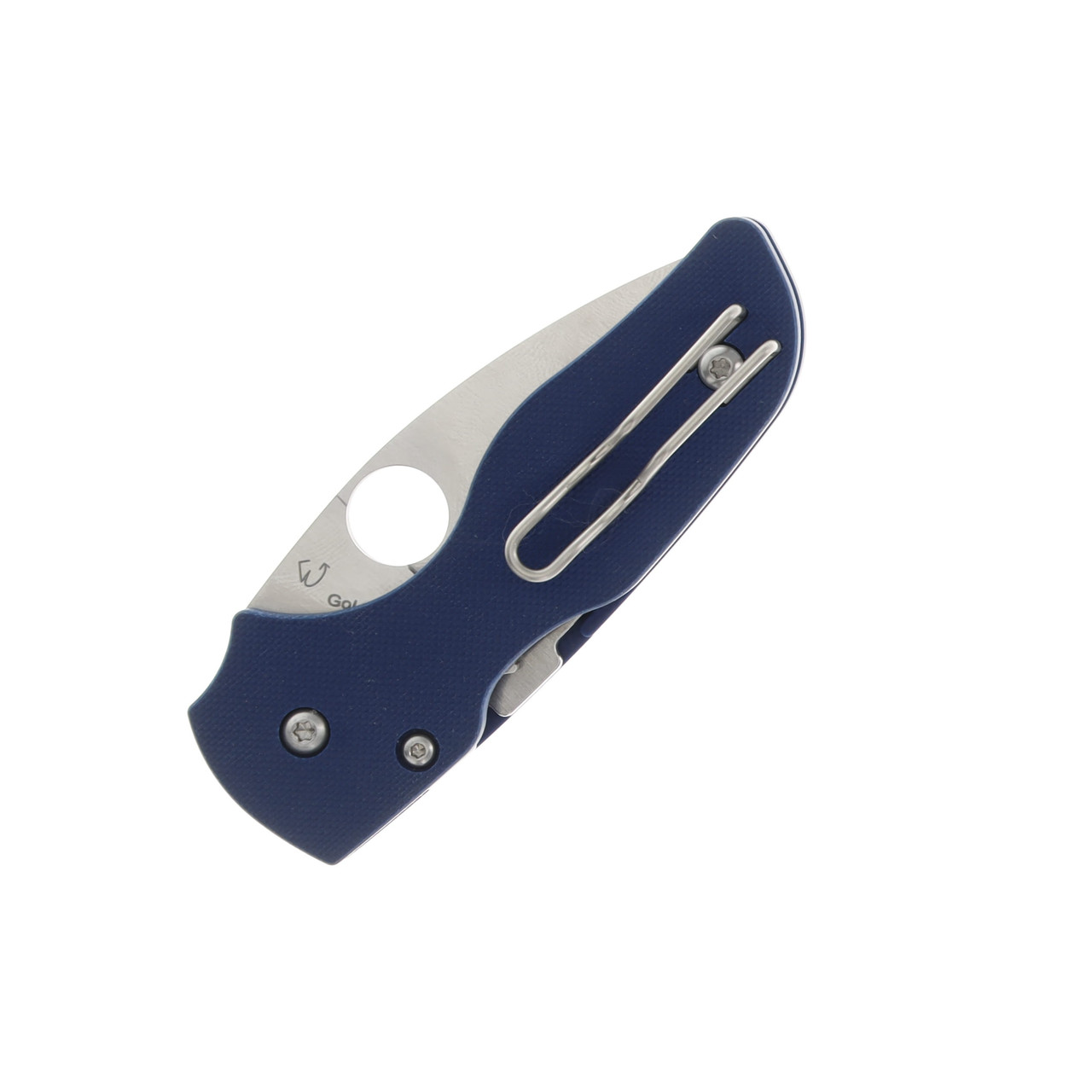 Spyderco Lil Native Cobalt Blue 2.42 Inch Plain Satin Clip Point