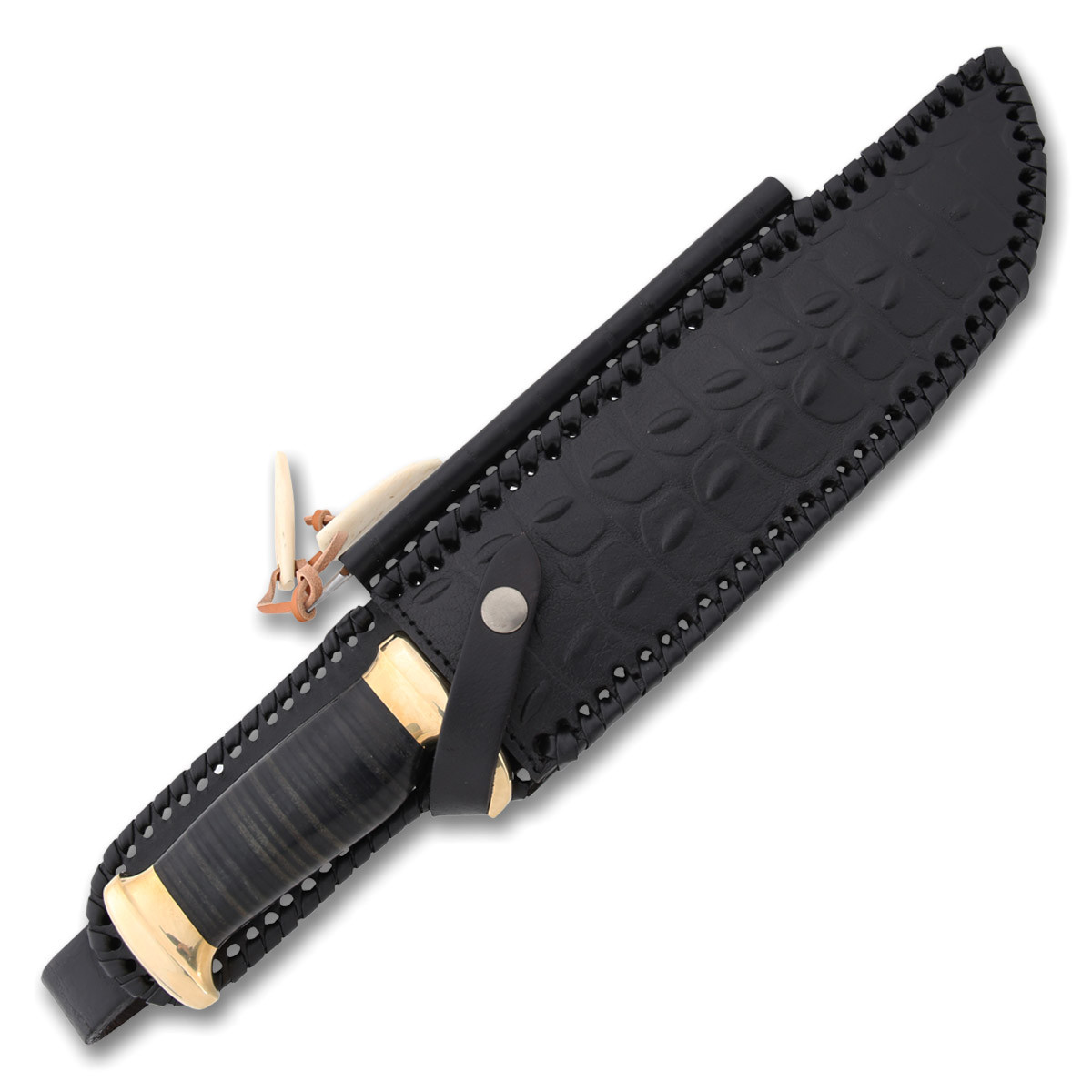 Down Under Knives Outback Eclipse Fixed Blade Knife DUKCDE - Smoky ...