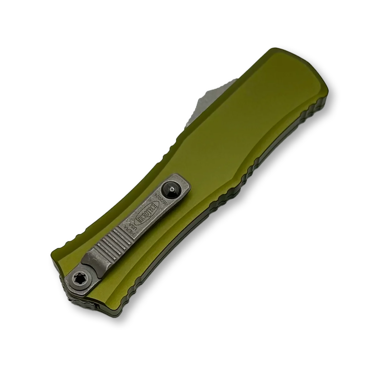 Microtech Hera Ii Mini Recurve Od Green Apocalyptic Standard Smoky