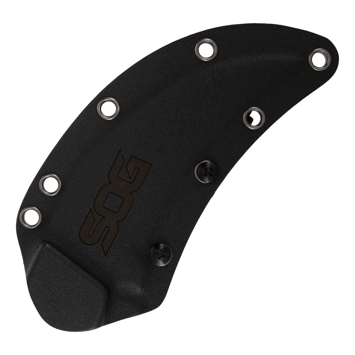 SOG Gambit XL Fixed Blade Knife 4 Inch Plain Black Stonewash Karambit