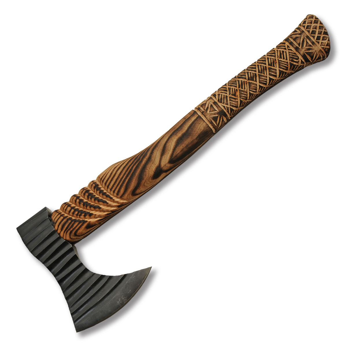 20 Inch Grooved Bearded Axe 882468 - Smoky Mountain Knife Works