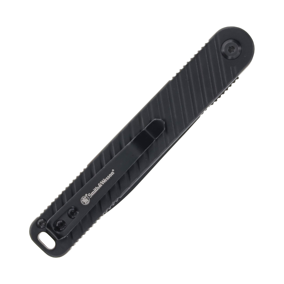 Smith & Wesson Executive Folding Knife Black 3.5in Plain Spear Point