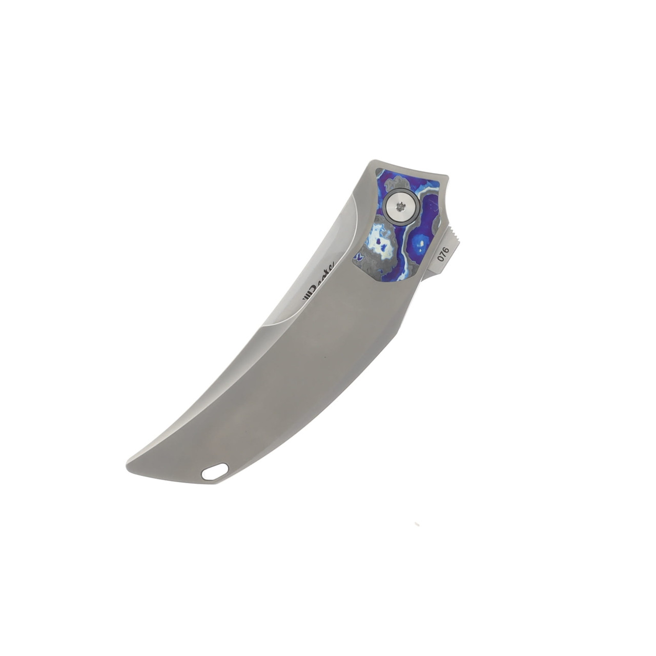 Reate Velocity Elmax Hand Satin Blade Titanium Bead Blast Handle w ...
