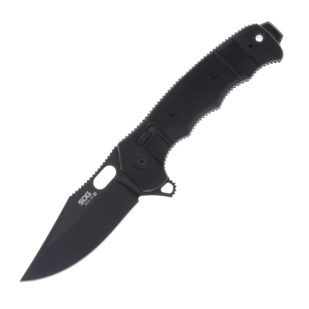 Sog Seal XR Ti (3) Pairs GFN Scales 3.9” Black Cerakote Clip Point SOG ...