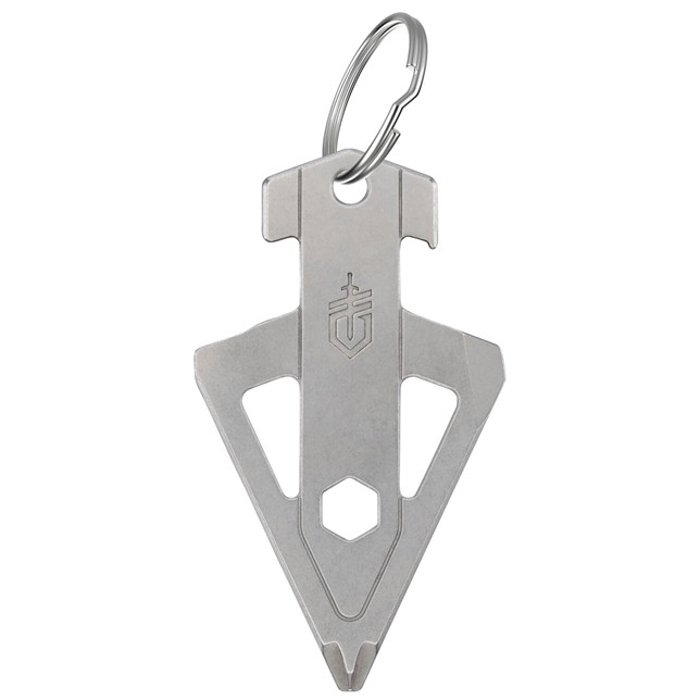 Gerber Broadhead Keychain Multi-Tool Silver 5-in-1 G1074045 - Smoky ...