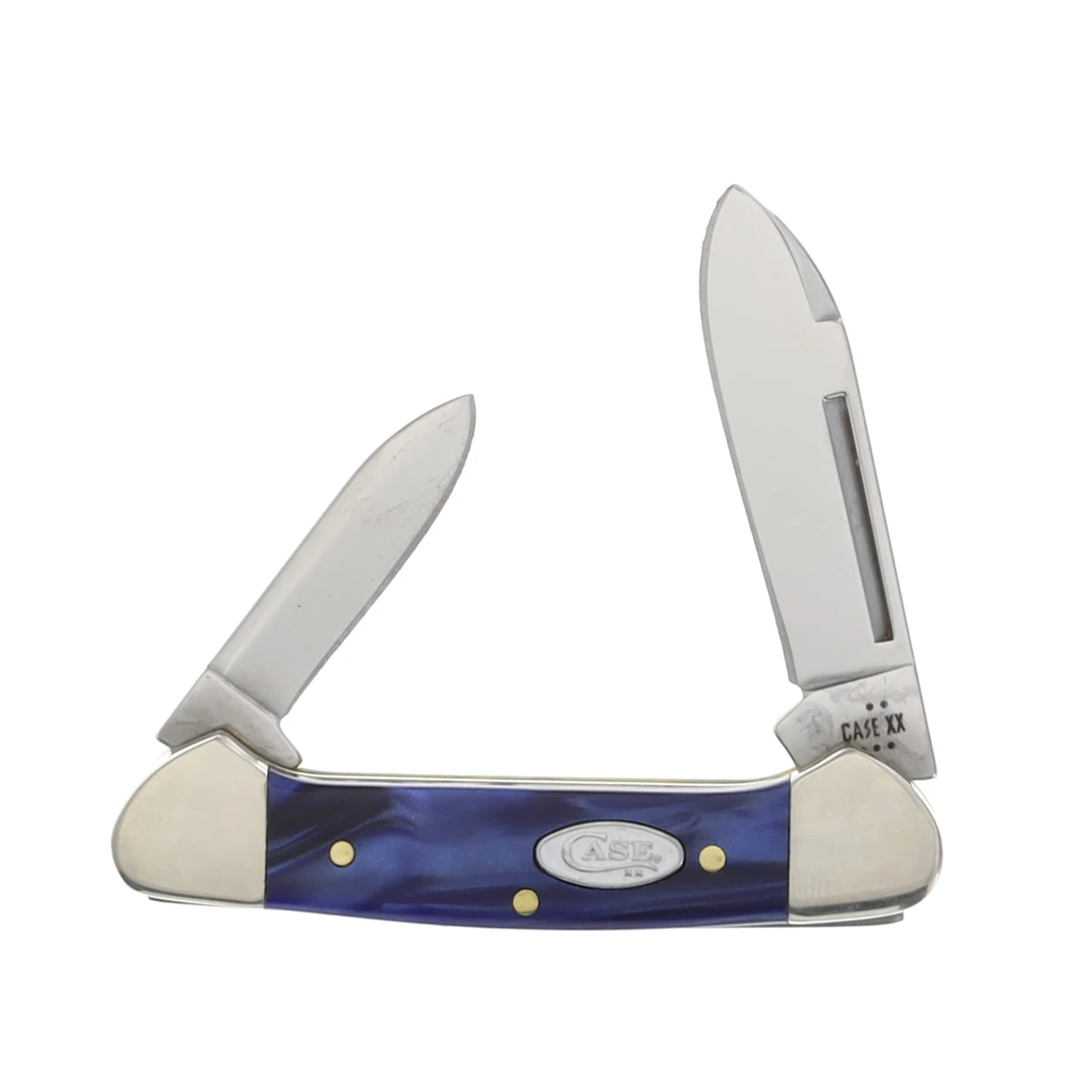 Case Small Baby Butterbean Folding Knife Blue Pearl Kirinite