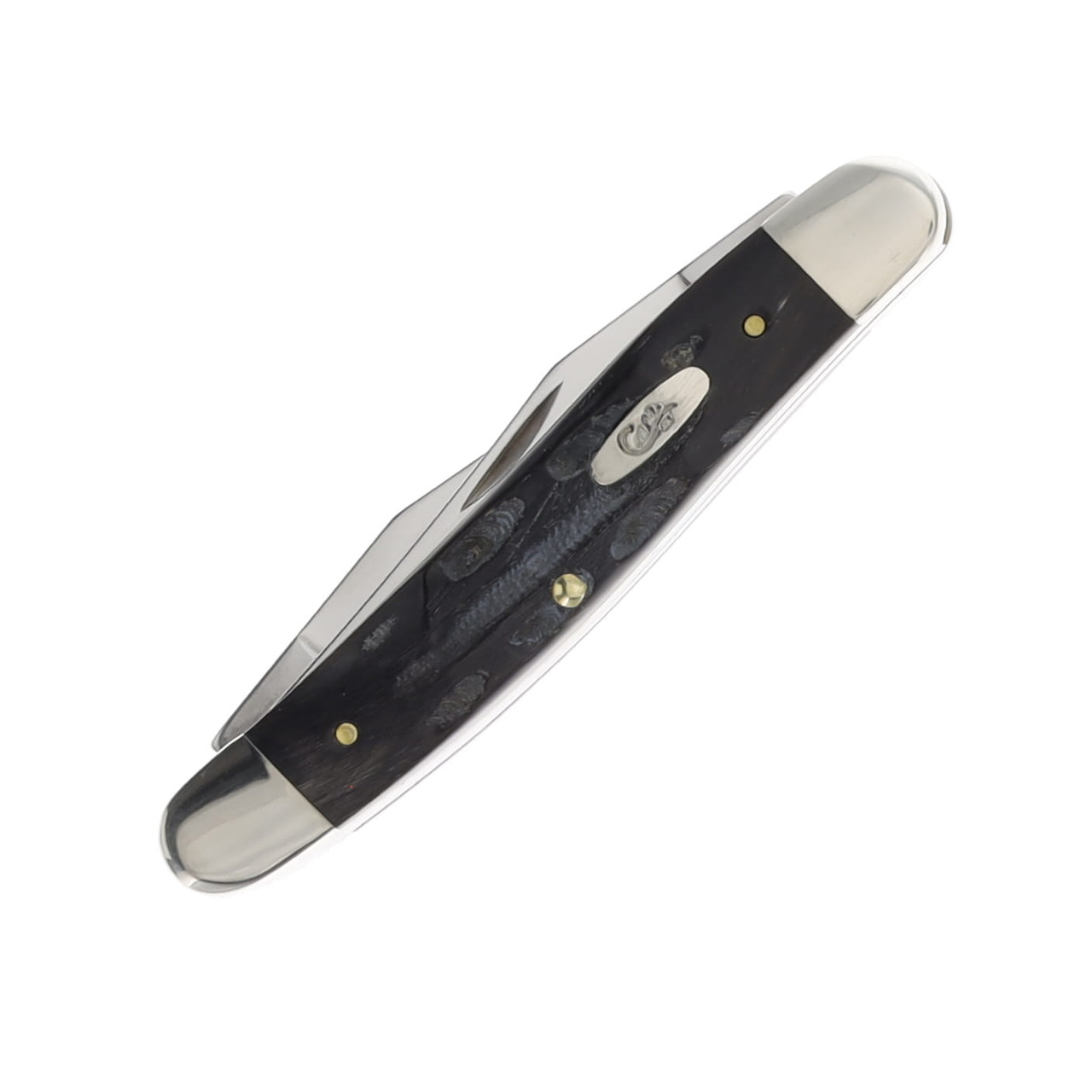 Case XX Muskrat Folding Knife Jigged Buffalo Horn