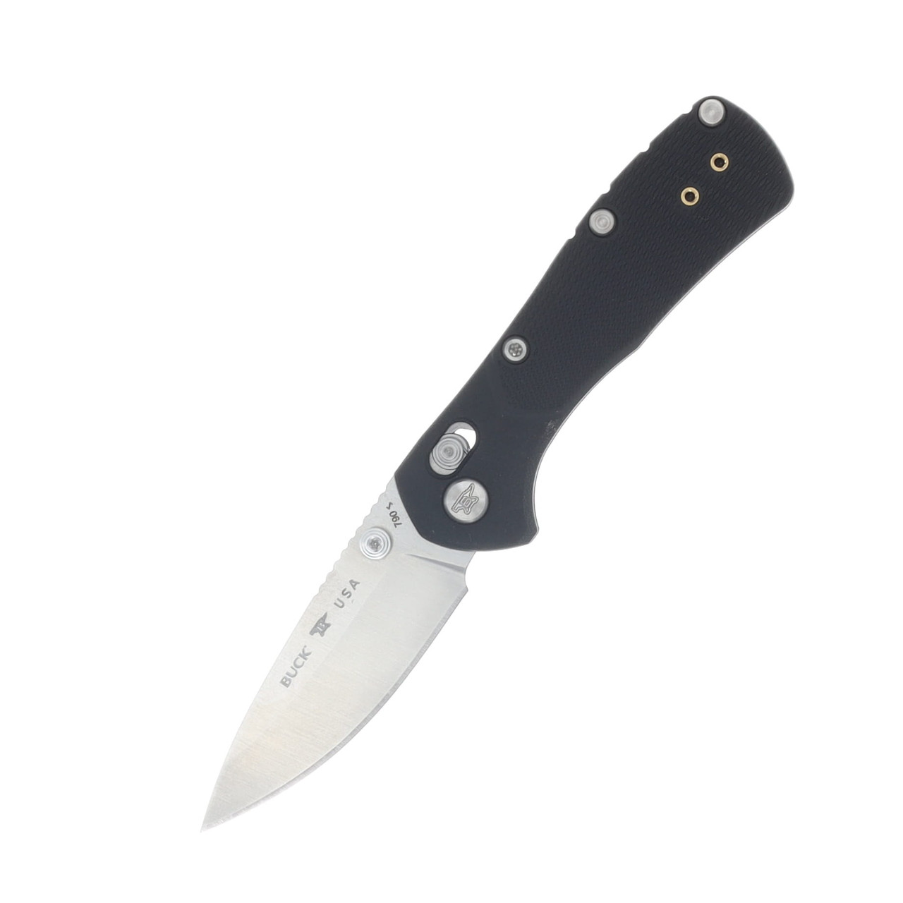 Buck Mini Range Pro Folding Knife 2.62 Inch Plain Satin Drop Point