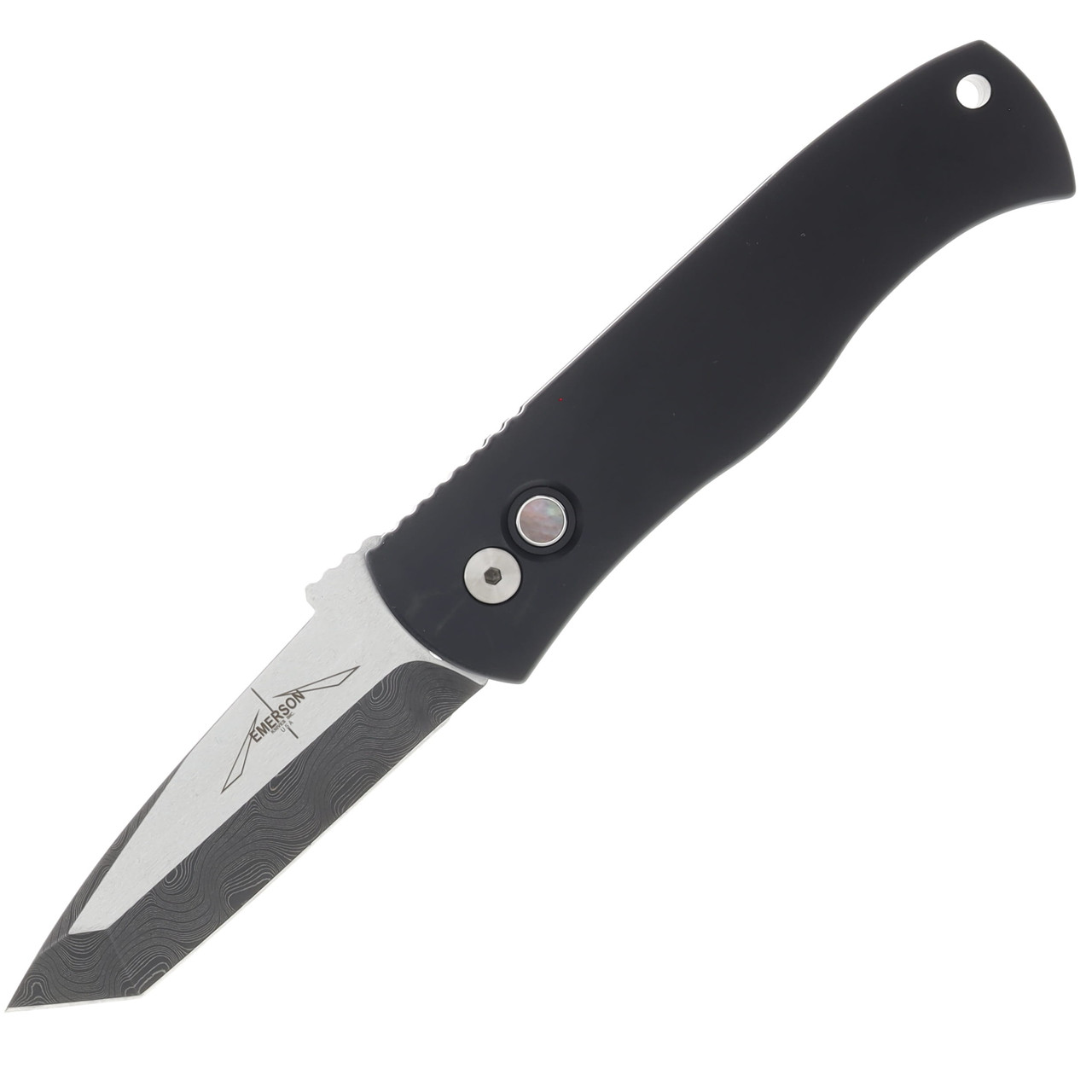 Pro Tech Auto Emerson CQC7 Chisel Tanto Black Handle 2 Tone Nichols ...